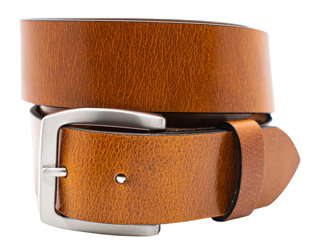 1.5" Buffalo Leather Belt: Full Grain, Removable Bukle - Made in USA - Etsy