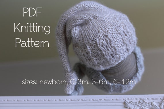 Pdf Knitting Pattern Knit Sleep Cap Pattern Knitted Sleep | Etsy