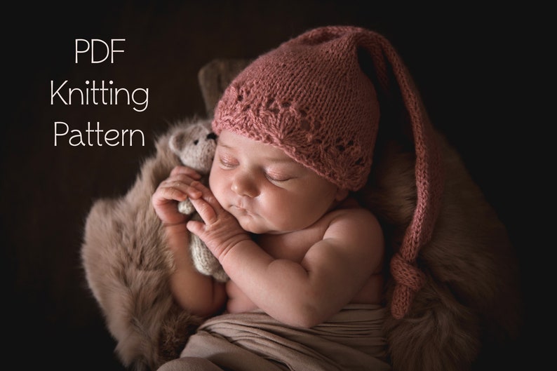 Pdf Knitting Pattern Knit Sleep Cap Pattern Knitted Sleep - Etsy