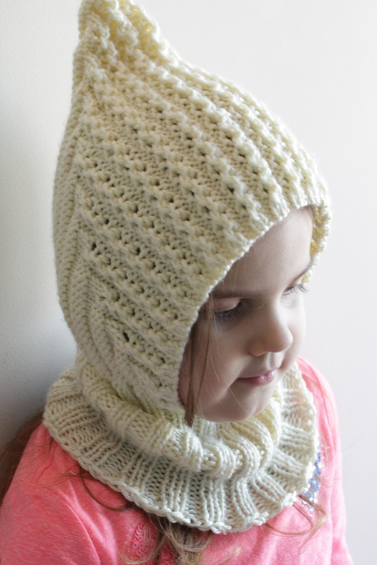 DOWNLOADABLE PDF PATTERN balaclava pixie elf hat hooded scarf | Etsy