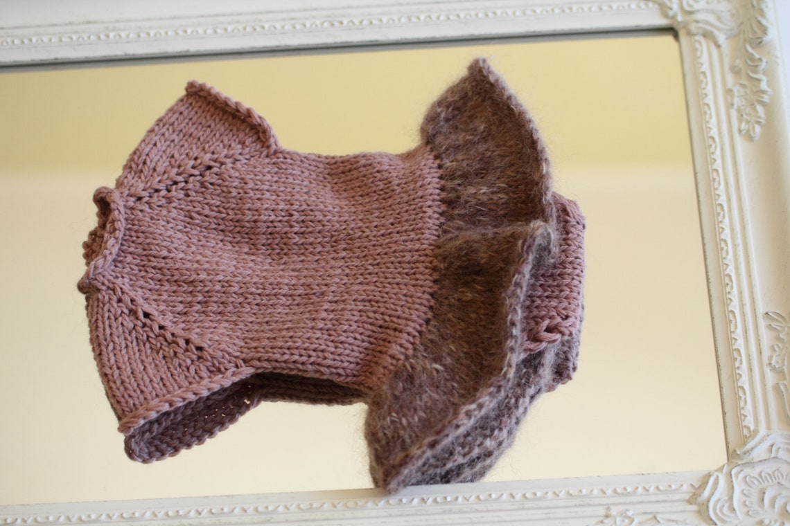 PDF Knitting Pattern Open Back Onesie, Newborn Photo Prop Knitting ...