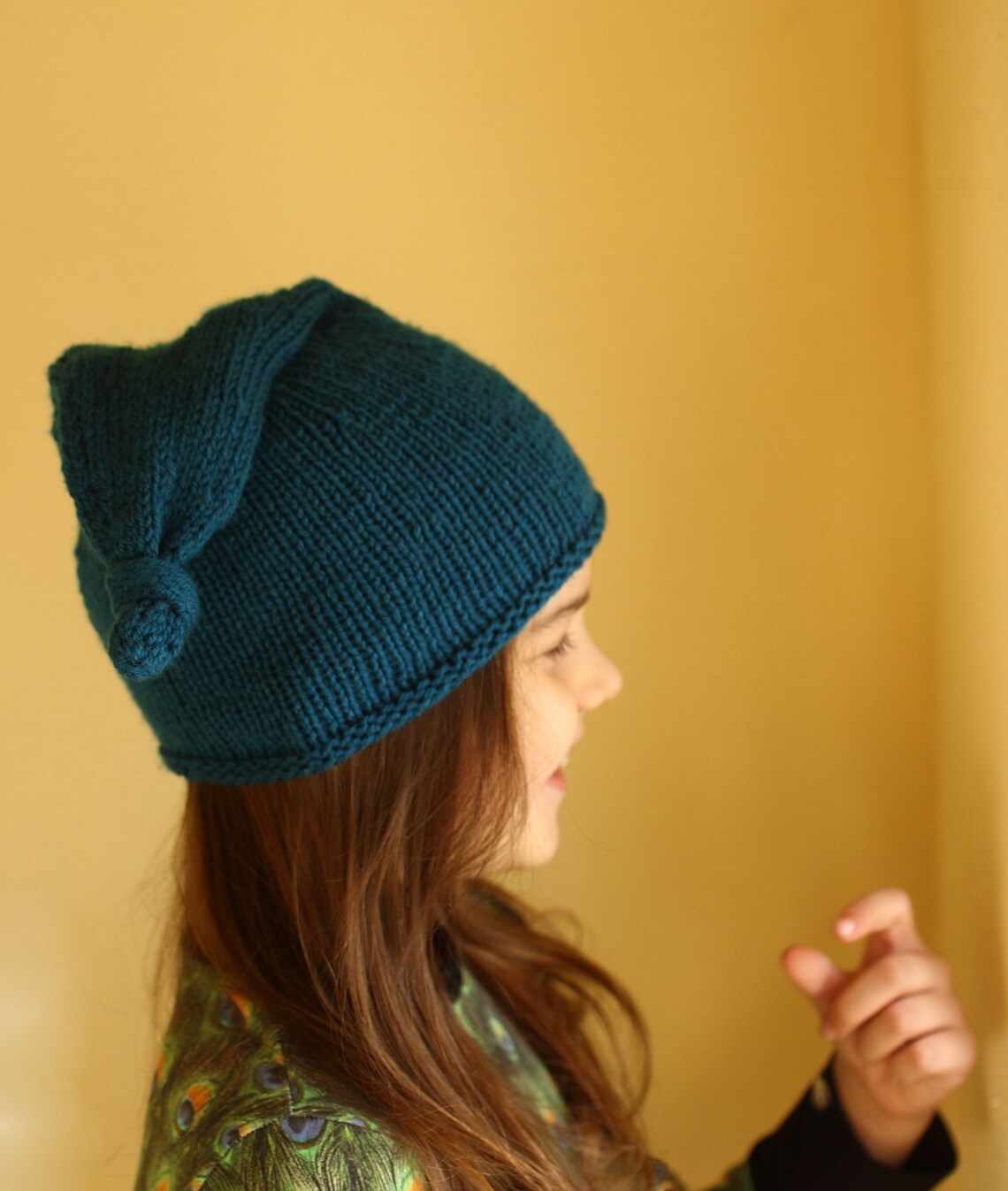 Pdf Knitting Pattern Knit Adult Hat Knit Stocking Cap | Etsy