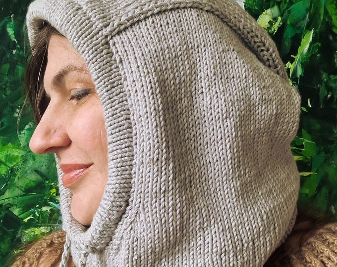 DOWNLOADABLE PDF PATTERN Balaclava Hoodie Warm Hat Hooded Scarf ...