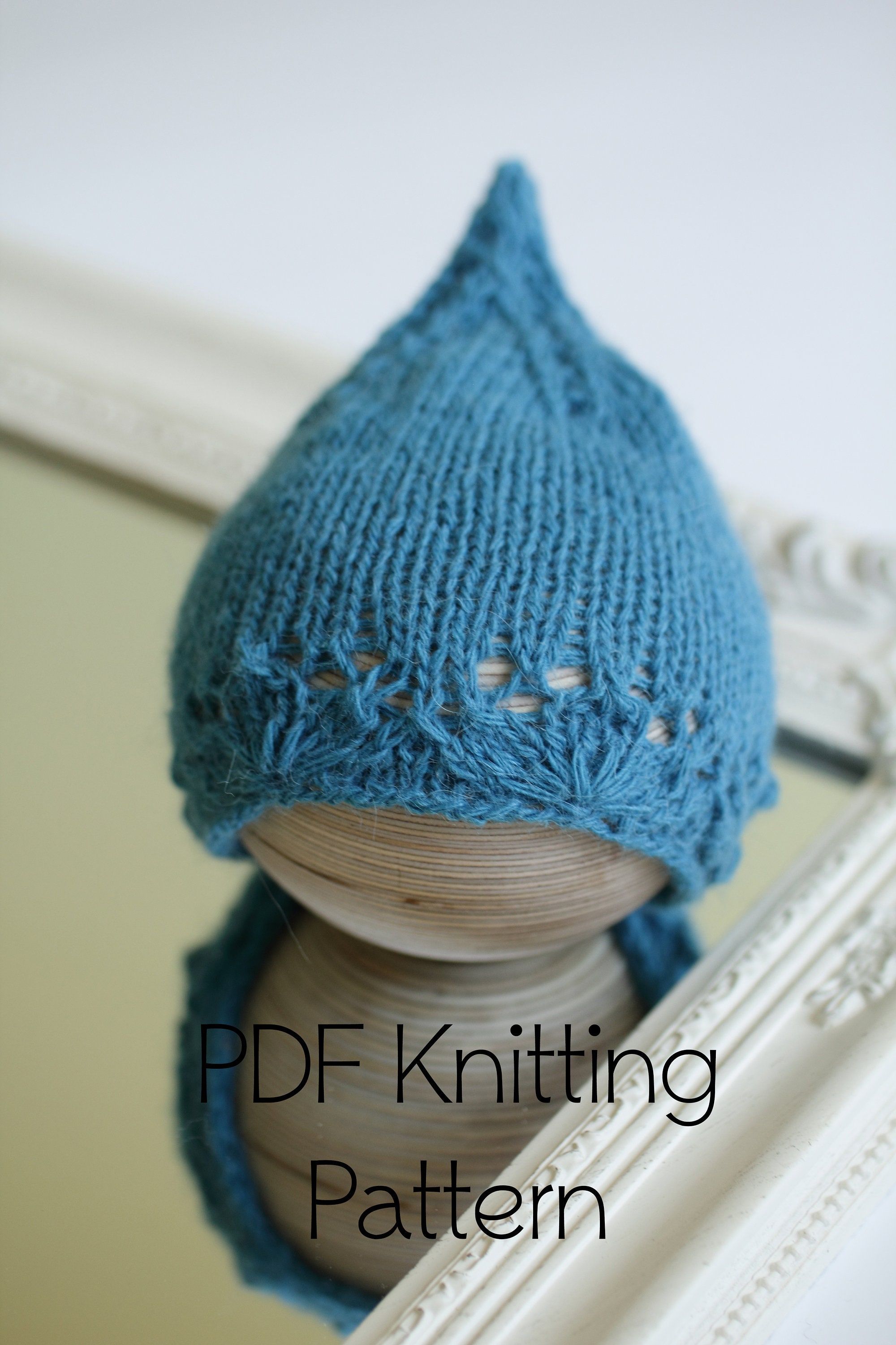 Pdf Knitting Pattern Newborn Pixie Beanie Knit Beanie Photo | Etsy