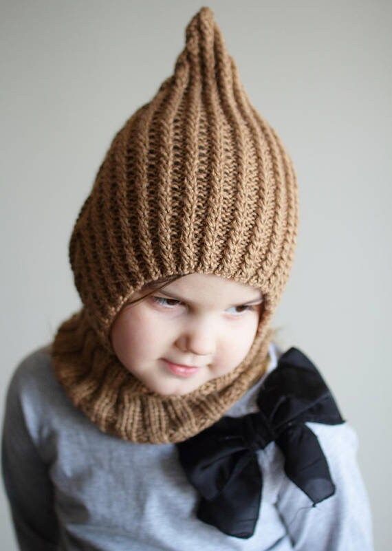 DOWNLOADABLE PDF PATTERN Balaclava Pixie Elf Hat Hooded Scarf - Etsy