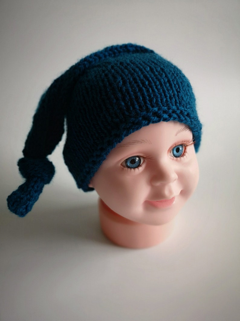 Pdf Knitting Pattern Knit Sleep Cap Pattern Knitted Sleep | Etsy