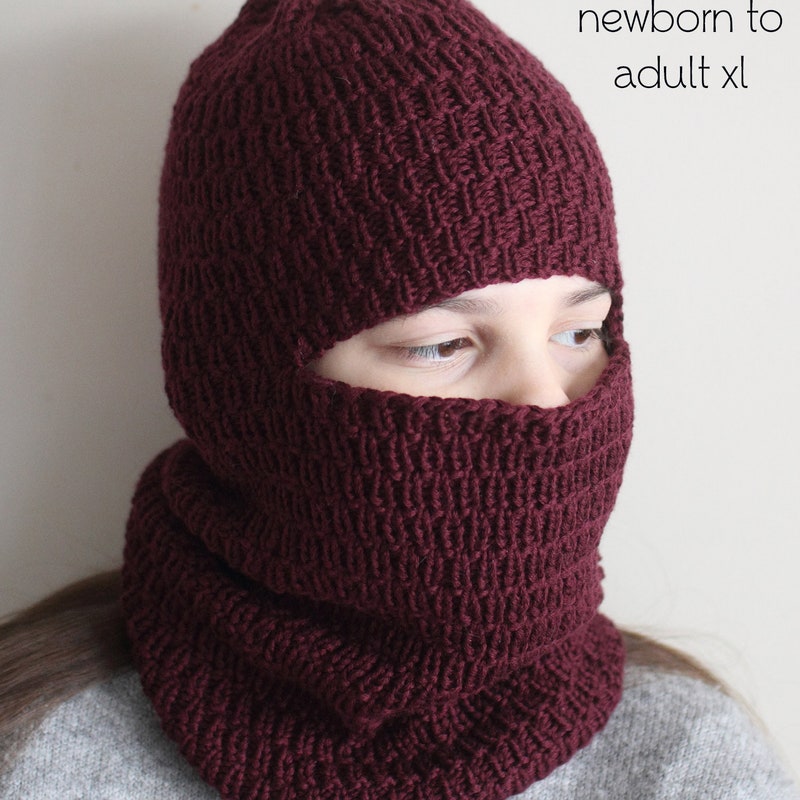 Balaclava Pattern - Etsy