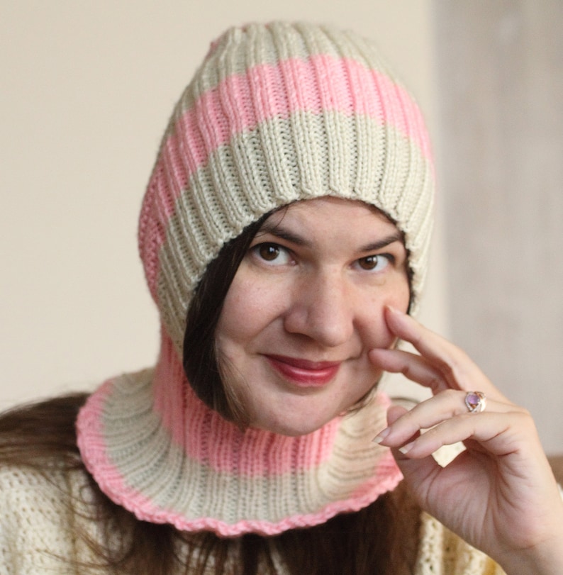 DOWNLOADABLE PDF PATTERN Balaclava Pattern, Balaclava Hat, Knit ...