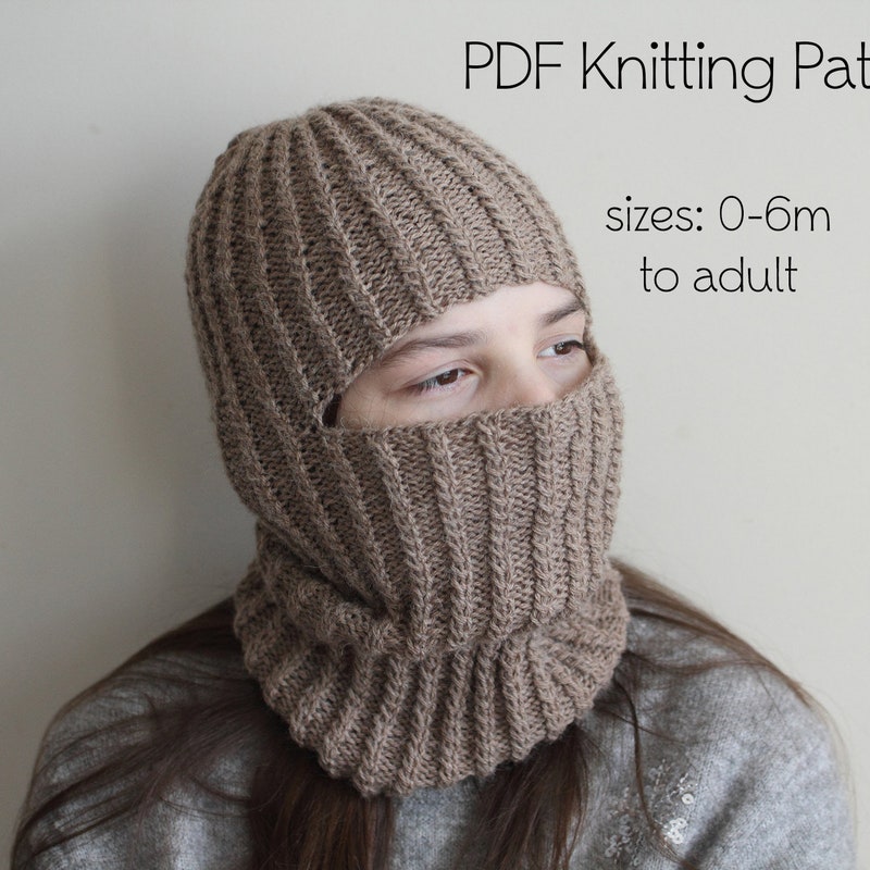 Balaclava Pattern - Etsy
