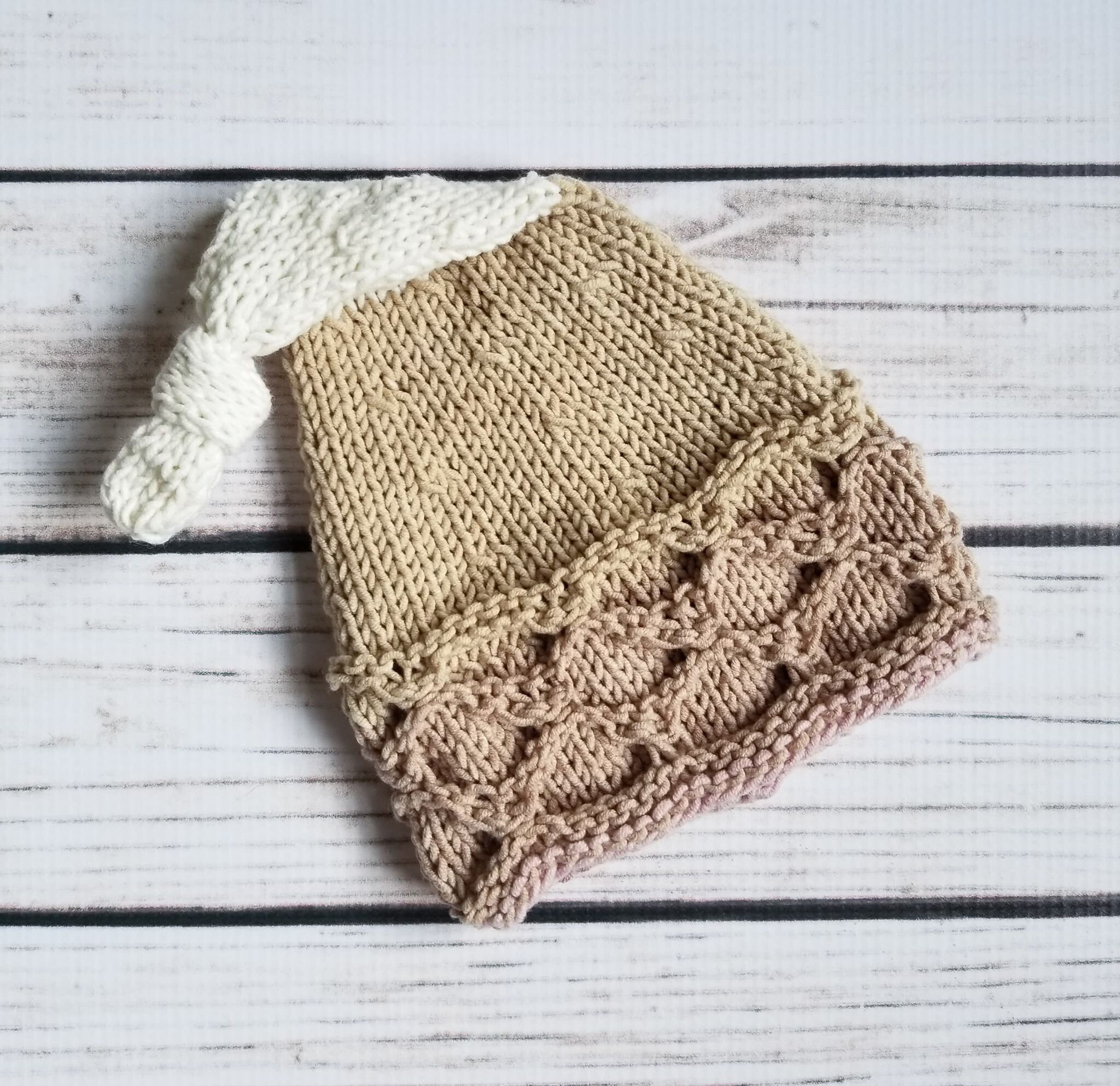 Pdf knitting pattern knit sleep cap pattern knitted sleep | Etsy