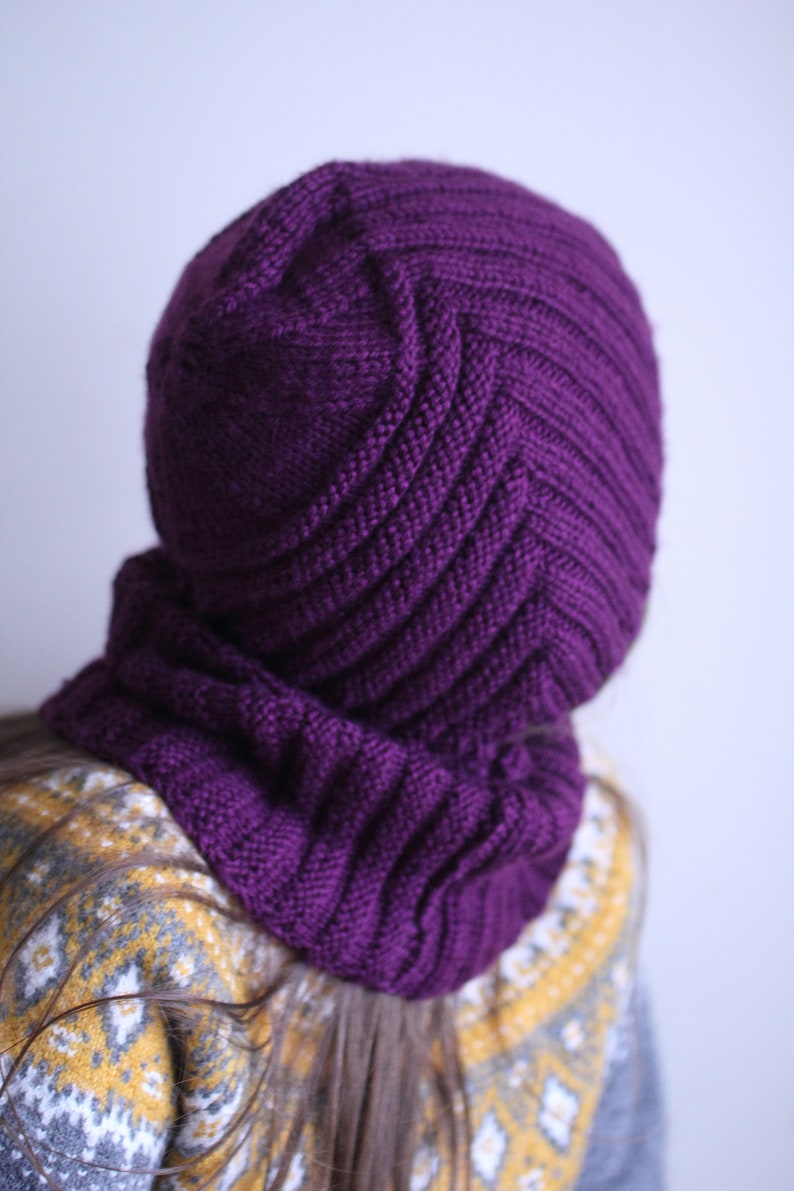 DOWNLOADABLE PDF PATTERN Balaclava Pattern, Balaclava Hat, Knit ...