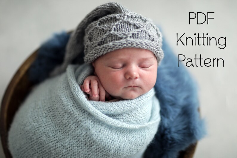 Pdf Knitting Pattern Knit Sleep Cap Pattern Knitted Sleep - Etsy UK