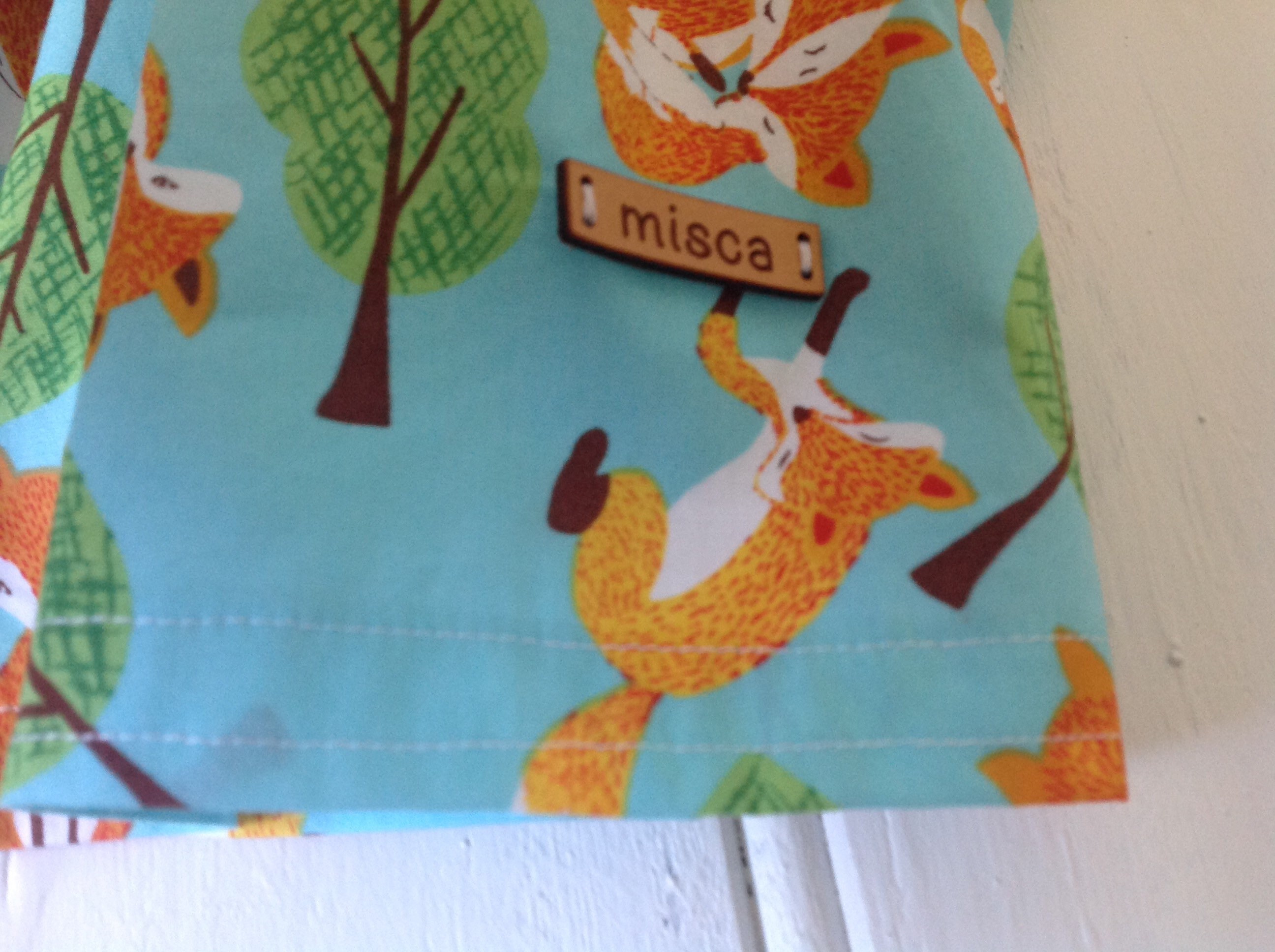 Handmade Red Fox Dress in Size 3 With Matching Headband - Etsy