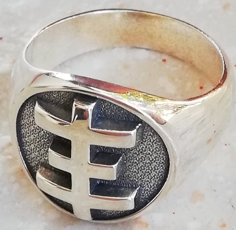 Solid Sterling Silver 925 Psychic Cross TOPY Triple Cross - Etsy