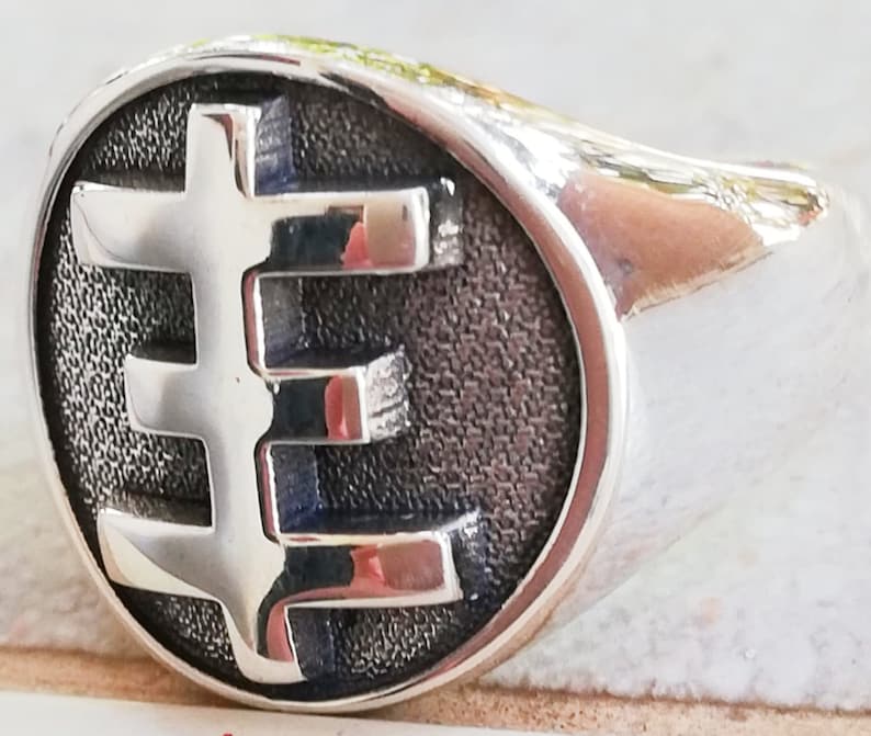 Solid Sterling Silver 925 Psychic Cross TOPY Triple Cross - Etsy