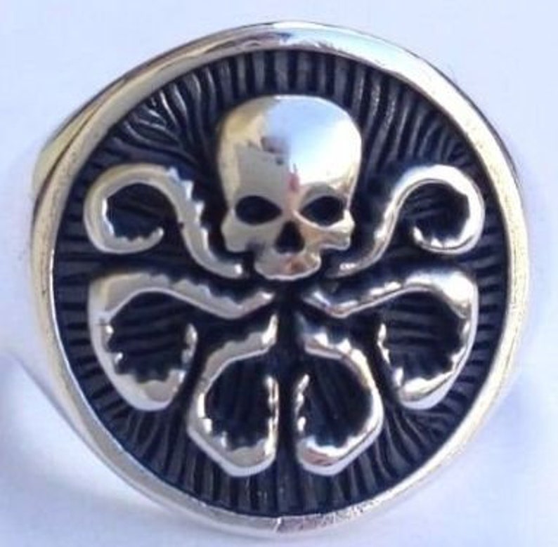 Solid Sterling Silver 925 Hydra Greek Mythology Handmade 3D - Etsy