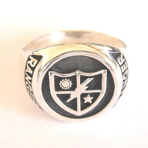 Sterling Silver 925 US Army 75th Ranger Regiment Handmade Ring - Etsy