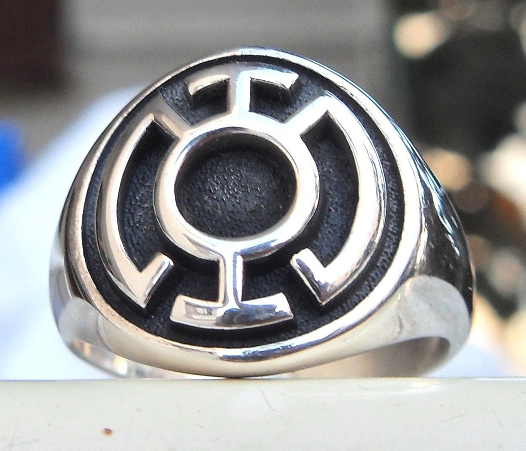 Solid Sterling Silver 925 Blue Lantern (hope) Handmade 3D Ring - Etsy