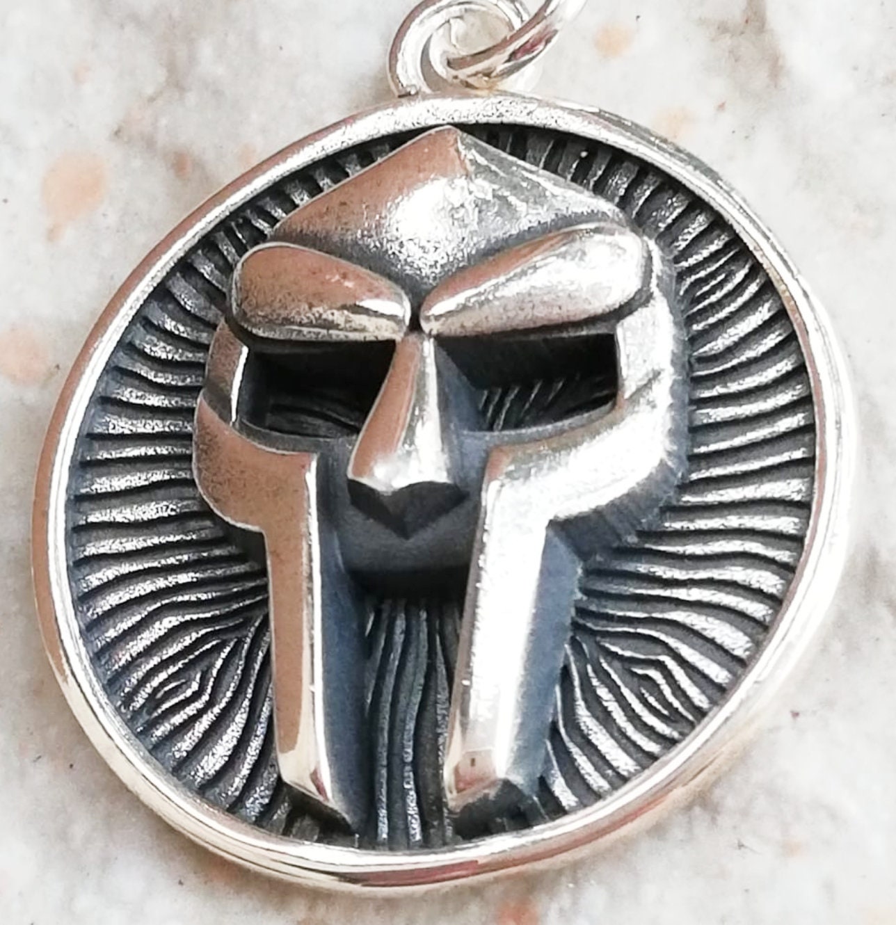 Solid Sterling Silver 925 MF DOOM Gladiator MASK Handmade 3D | Etsy
