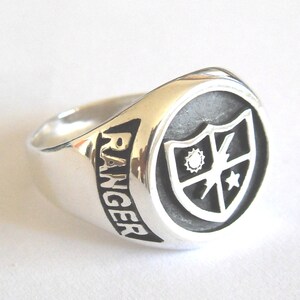 Sterling Silver 925 US Army 75th Ranger Regiment Handmade Ring - Etsy