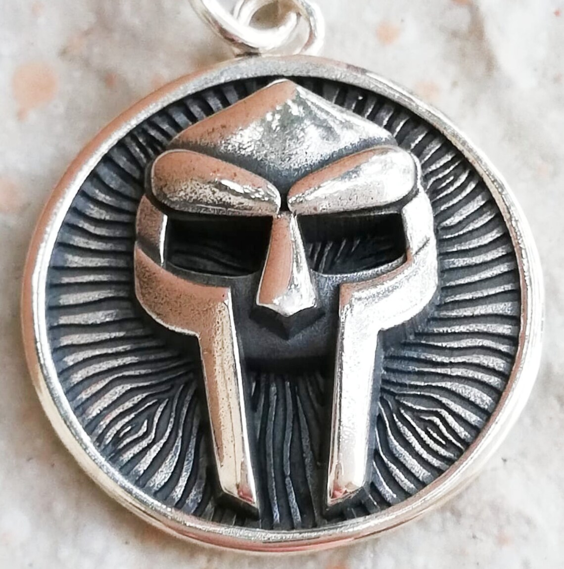 Solid Sterling Silver 925 MF DOOM Gladiator MASK Handmade 3D | Etsy