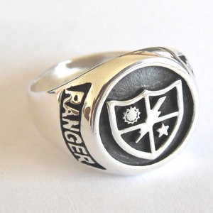 Sterling Silver 925 US Army 75th Ranger Regiment Handmade Ring - Etsy