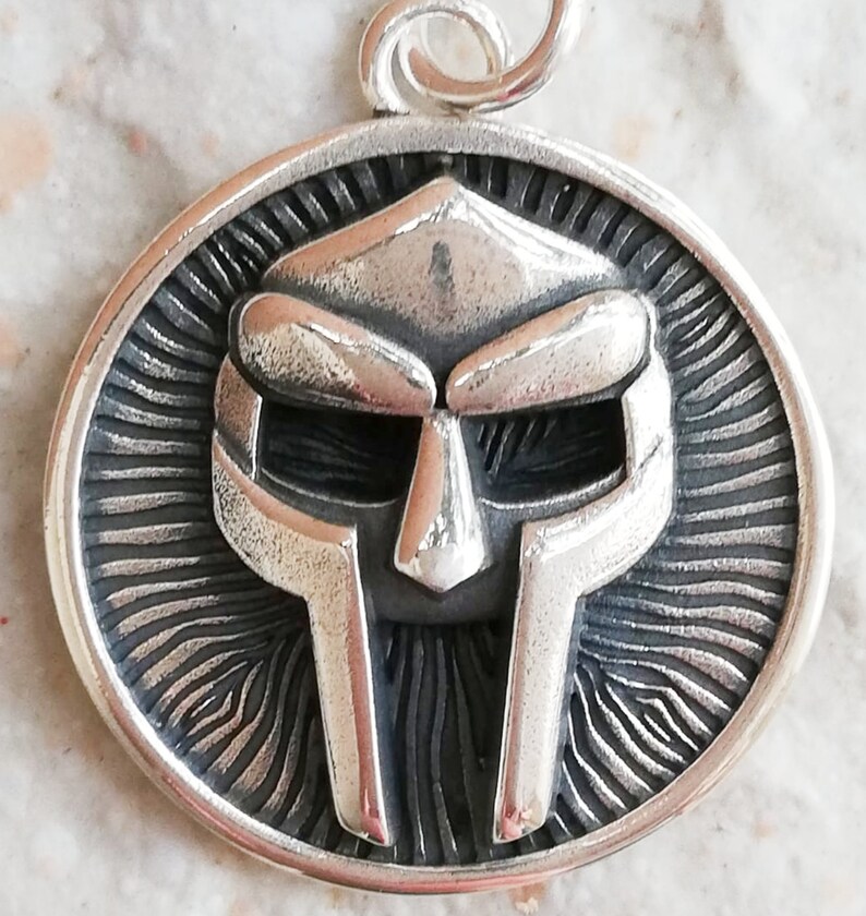Solid Sterling Silver 925 MF DOOM Gladiator MASK Handmade 3D | Etsy