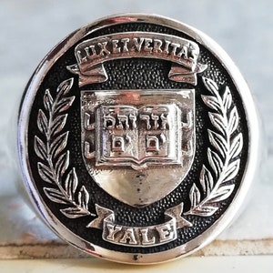 Yale University Graduation Ring ,senior Class ,high School Class Ring ...