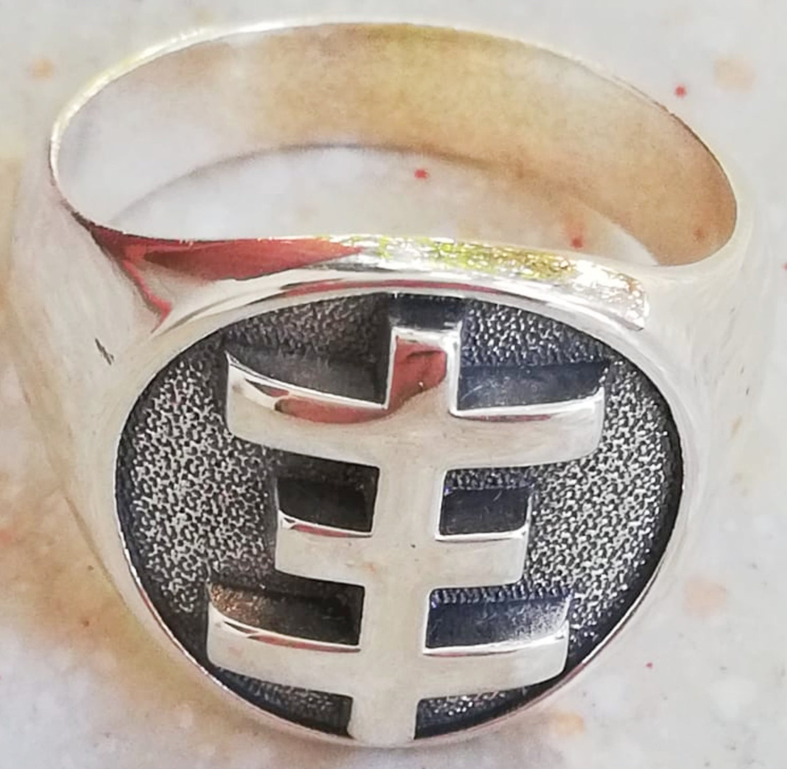 Solid Sterling Silver 925 Psychic Cross TOPY Triple Cross - Etsy