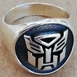 Solid Sterling Silver 925 Transformers Autobot Optimus Prime Handmade ...