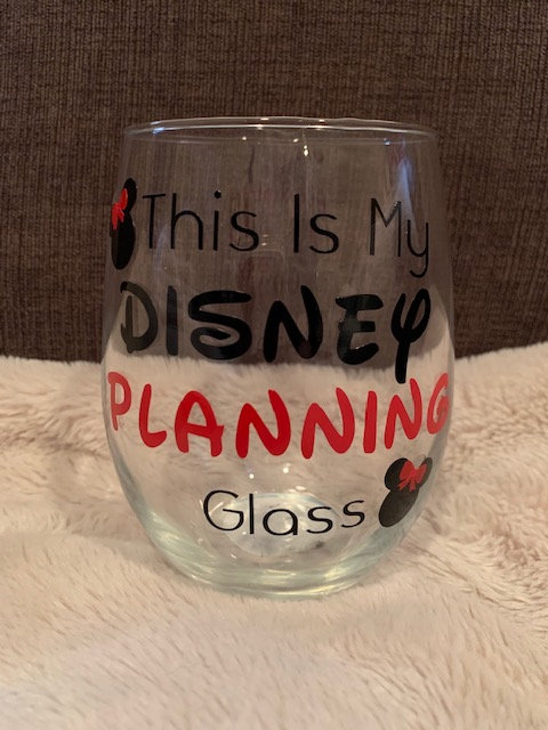 Disney Inspired Planning Glass - Etsy