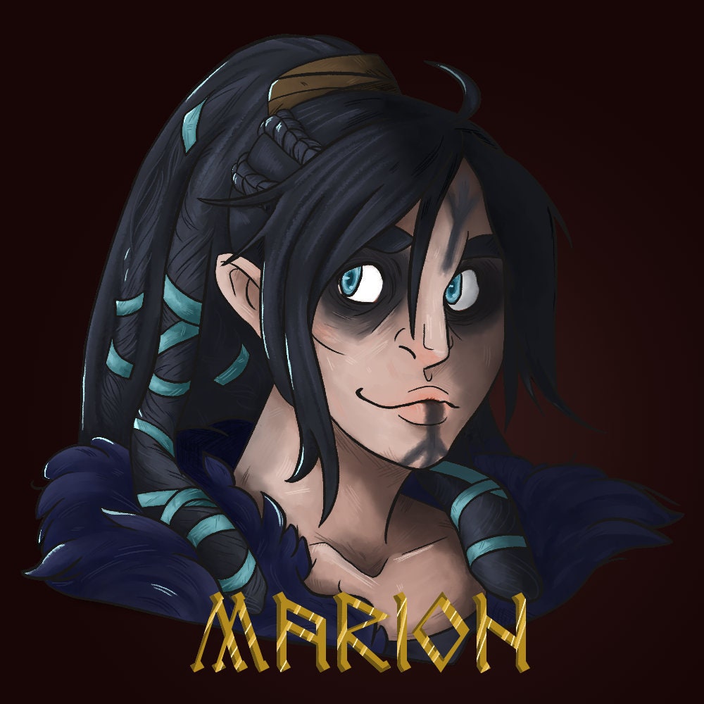 D&D Character head-shot commission/Custom Character art - Etsy España