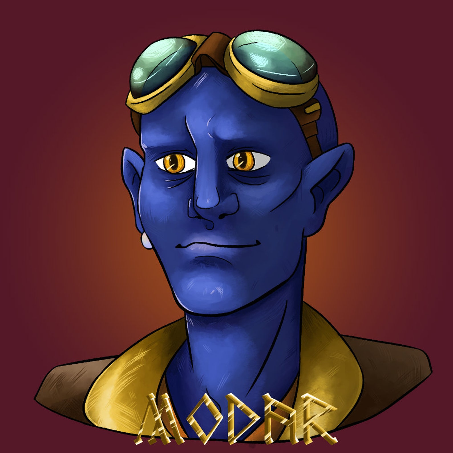 D&D Character Head-shot Commission/custom Character Art - Etsy