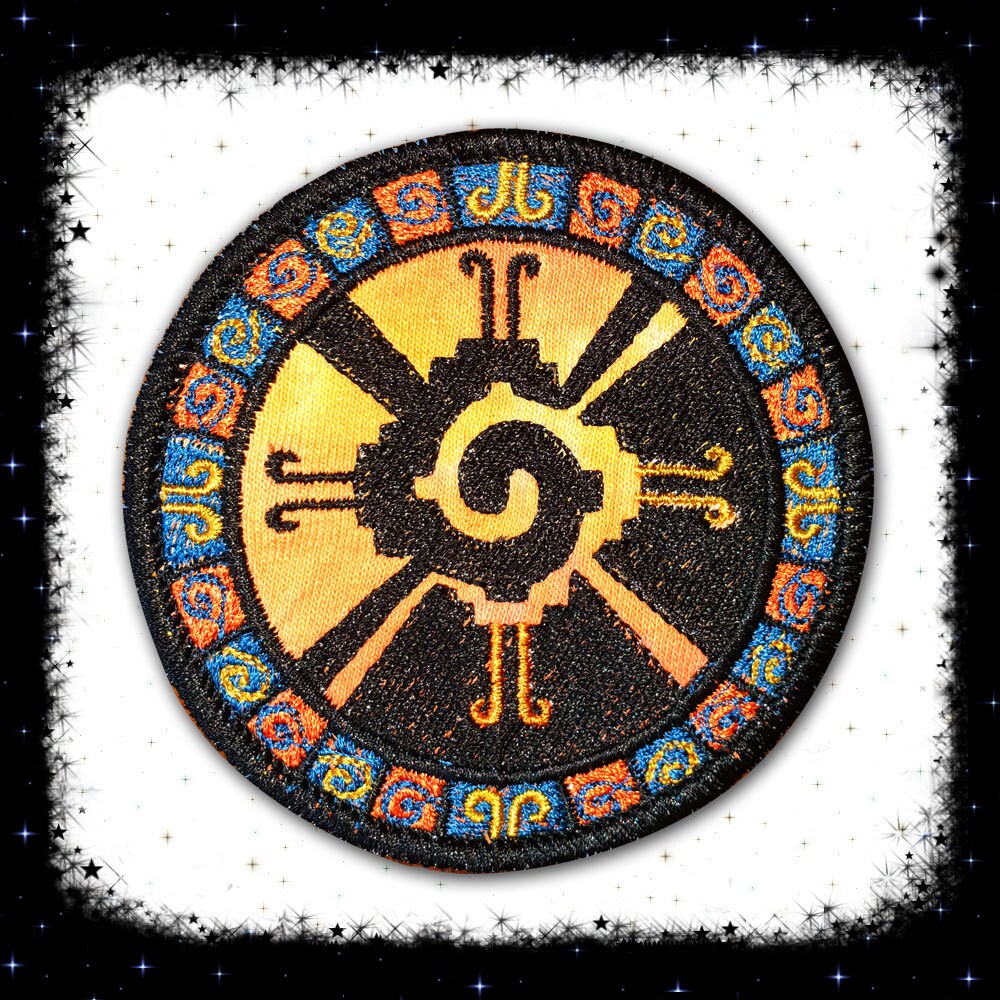 Hunab Ku Embroidered Sew/iron-on Patch Mayan Symbol of Balance and ...