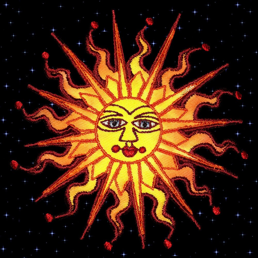 Sun God/goddess Embroidered Unisex T-shirt Pagan Druid - Etsy UK