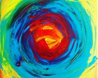 Small abstract art | Etsy