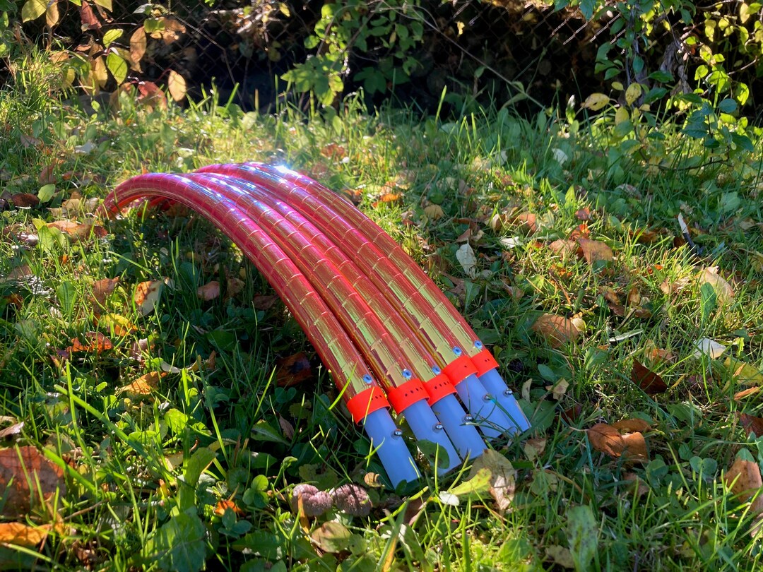 Fire 5 Sectional Travel Hula Hoop HDPE or POLYPRO - Etsy