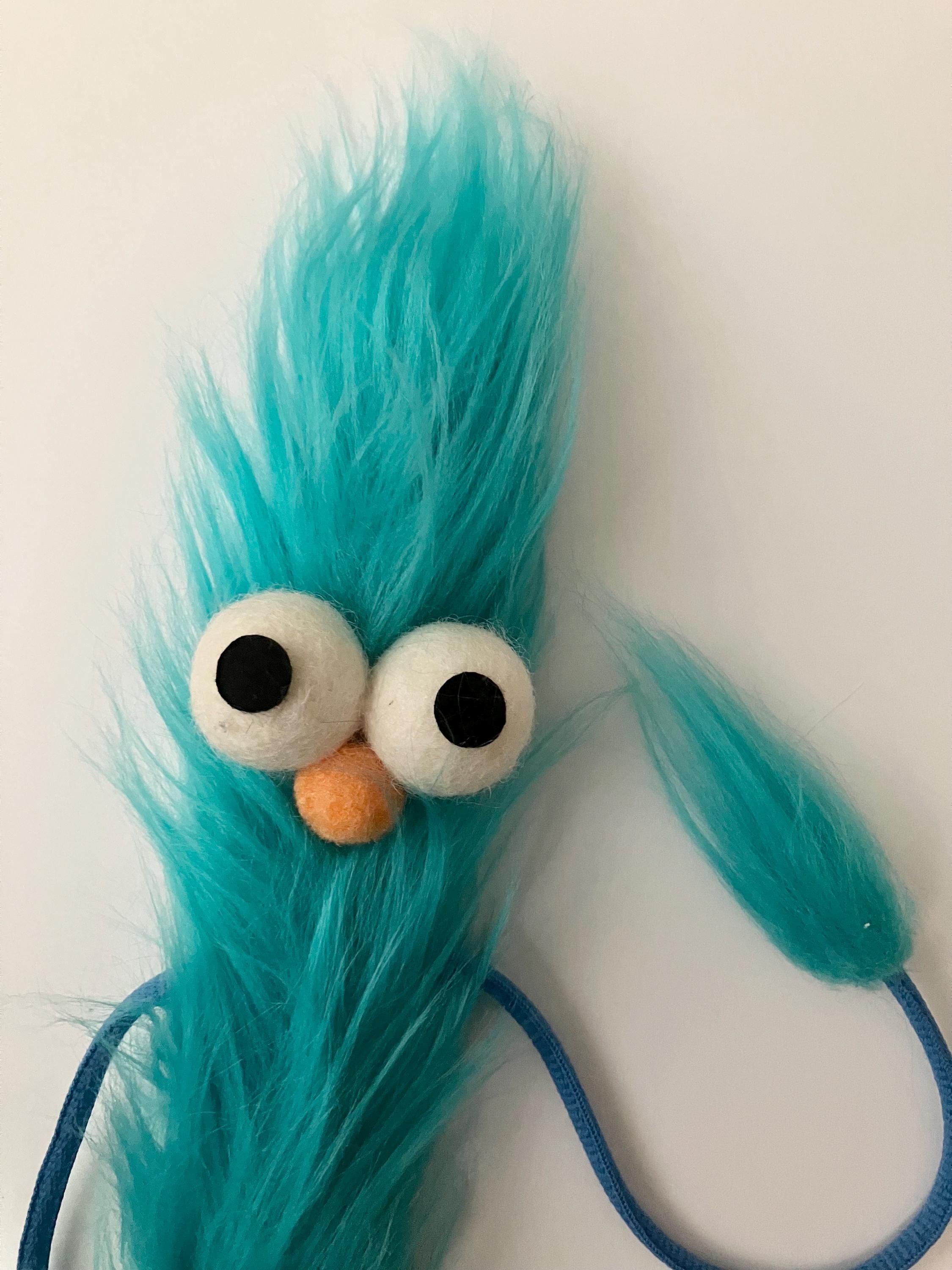 Fuzzy Lolli Pop Puppet With Character Card - Etsy