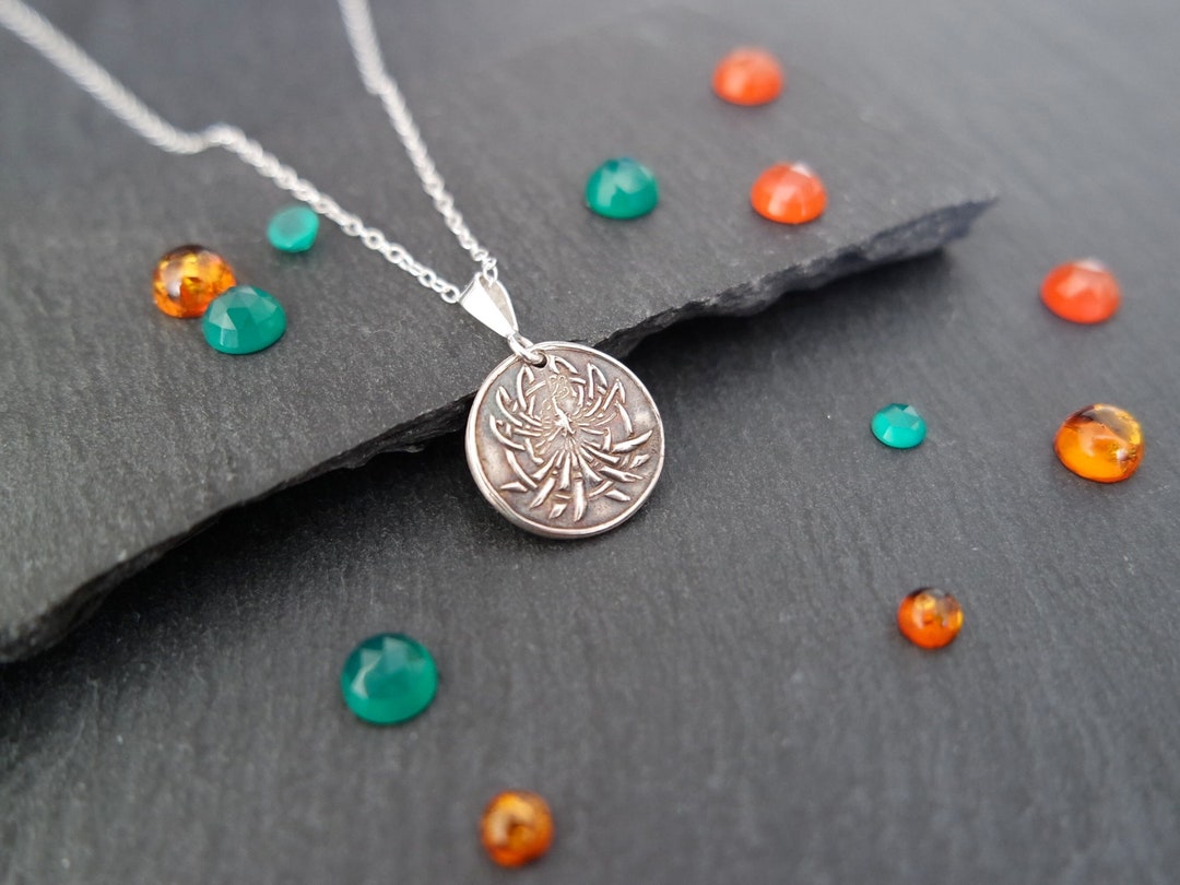 Made to Order - Celtic Phoenix Small, Silver Necklace, Celtic Amulet ...