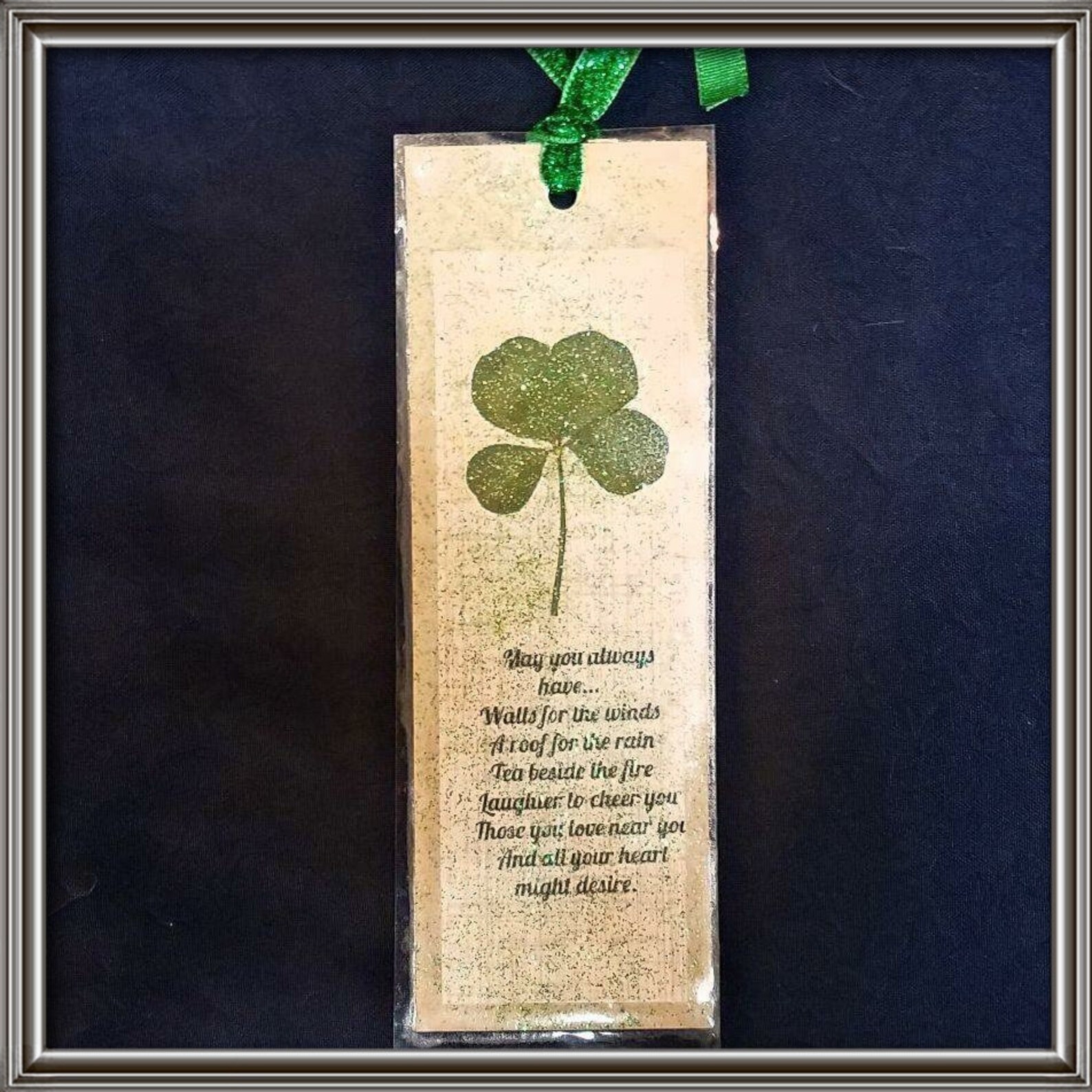 Hand picked 4-leaf clover Bookmark | Etsy