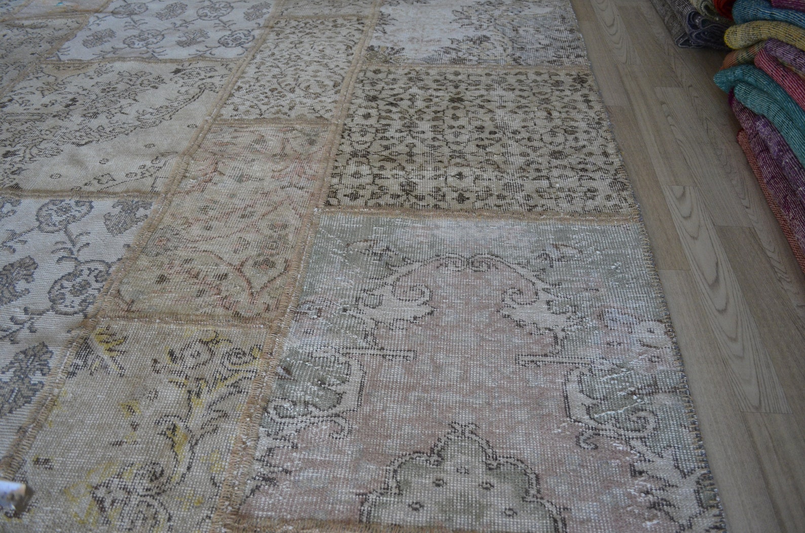 Rustic rug vintage rug turkish rug aztec rug Free Shipping 7.9 | Etsy