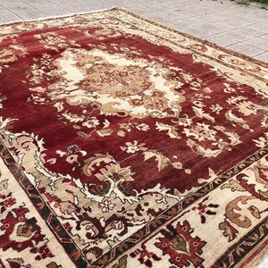 8x10 Vintage Rug, Handmade Area Rug, Soft Wool Kars Rug, Turkish Rug ...