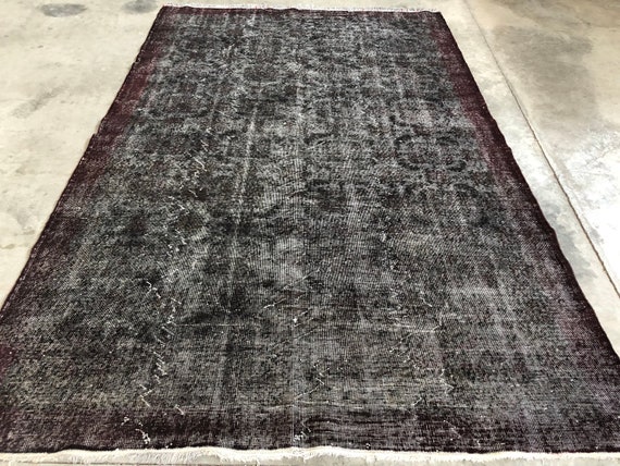 Faded Rug Rugs Vintage Rug 6.4x10.2 Oushak Rug Traditional | Etsy