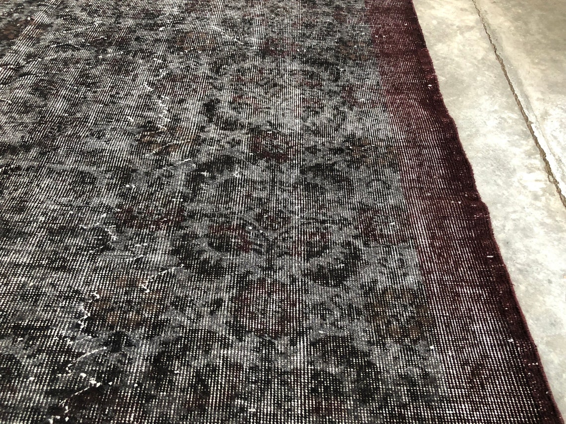 Faded Rug Rugs Vintage Rug 6.4x10.2 Oushak Rug Traditional - Etsy