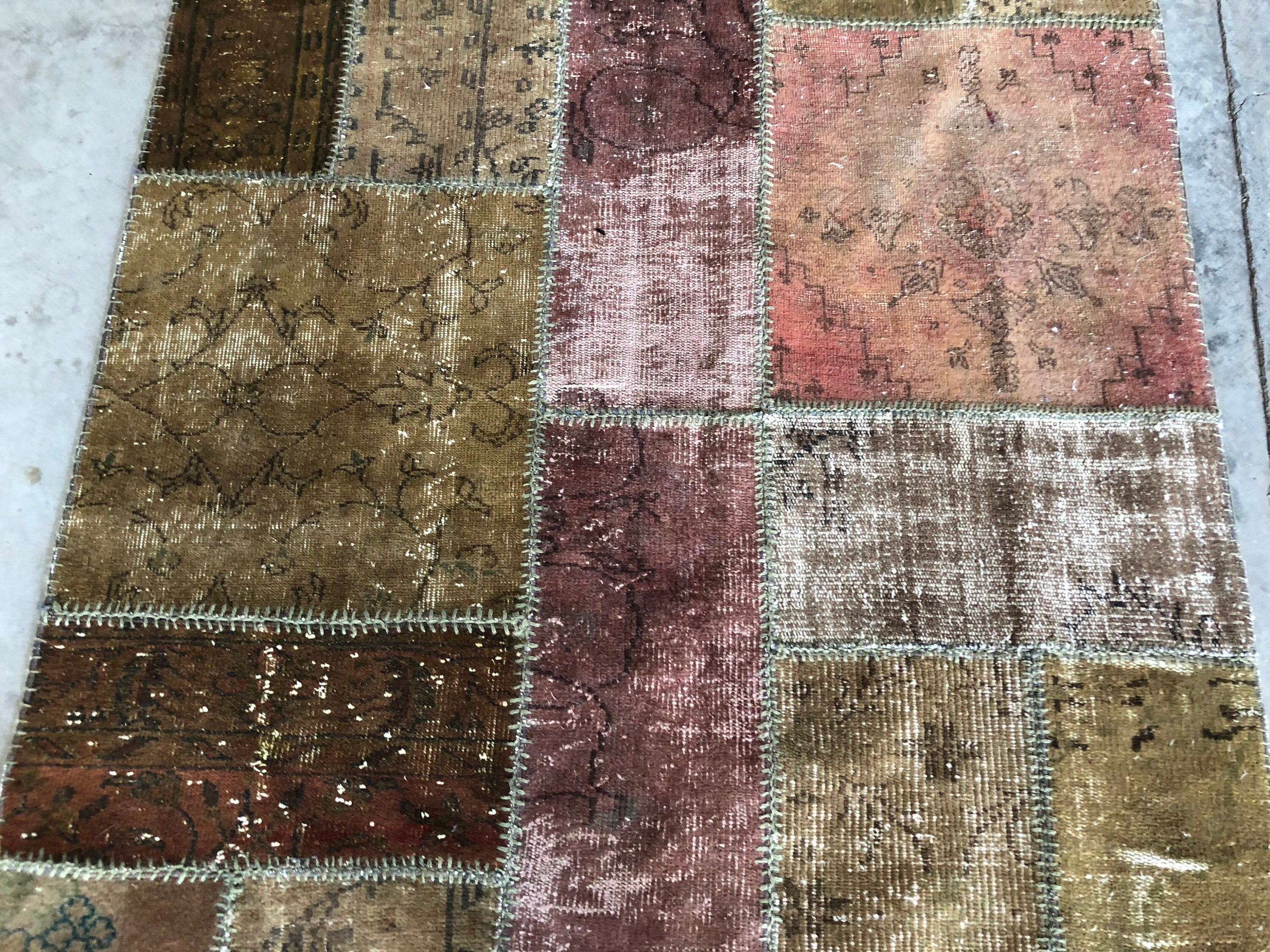 Turkish Runner Rug Patchwork Patchwork Carpet 4.6 X 9.5 Ft - Etsy