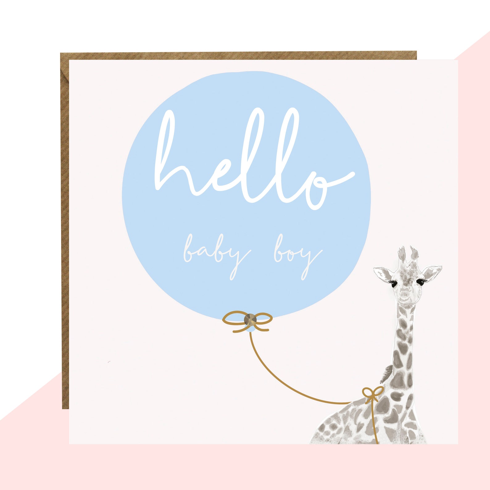 Hello Baby Boy New Baby Card Finished With Hand Crafted - Etsy Australia