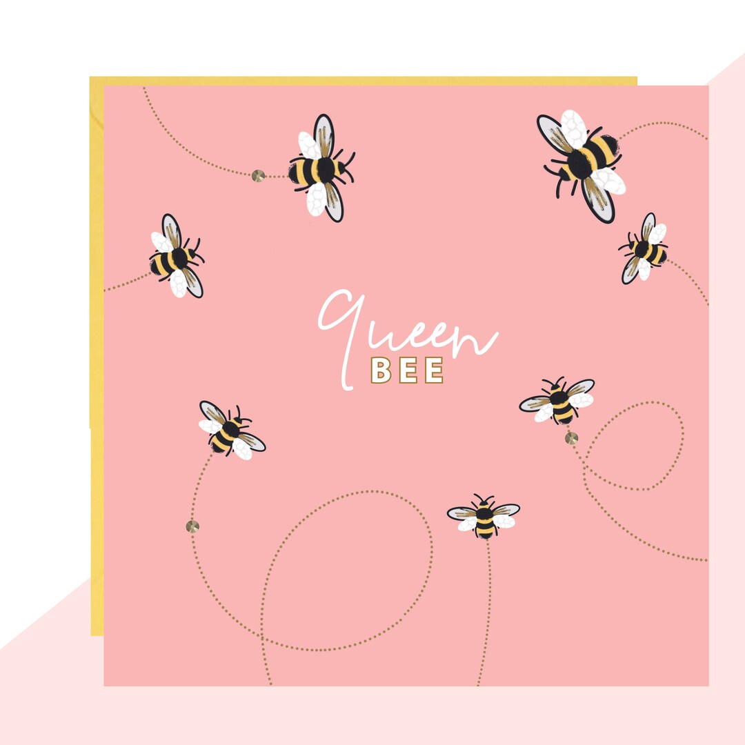 Queen Bee Card - Bee Birthday Card - Mother's Day Card - Just Because ...