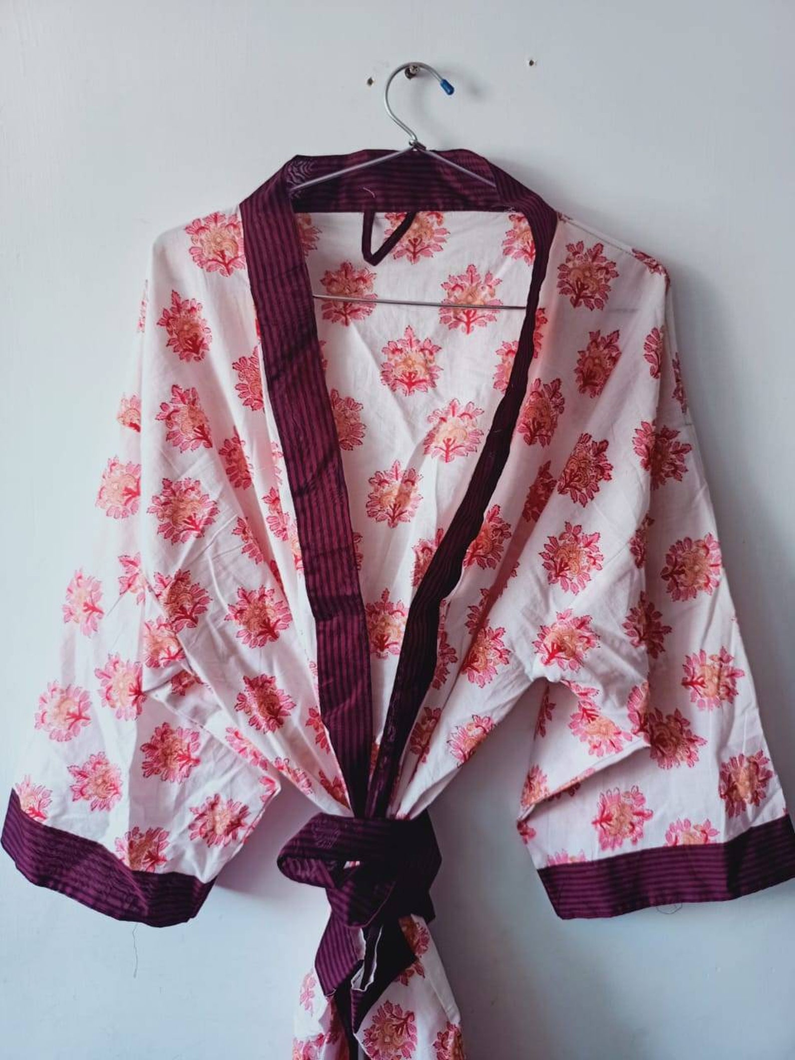 Indian Cotton Robe Bridesmaid Robes Kimono Floral Print Summer - Etsy