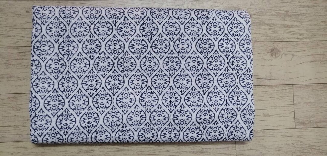 Handmade Queen Kantha Quilt: Indian Check Print Bedspread Throw - Etsy