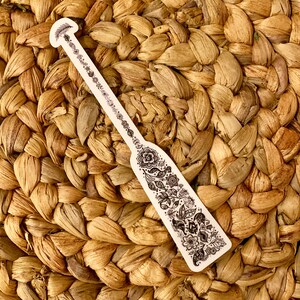 FLOWER PADDLE Sticker Black & White - Etsy